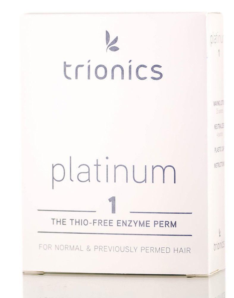 1 - Normal & Previously Permed Hair, Trionics Platinum Thio-Free Enzyme ...