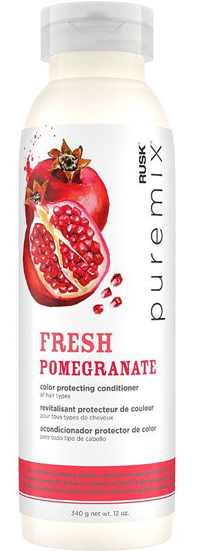 12 oz, Rusk Puremix Fresh Pomegranate Color Protecting Conditioner ...