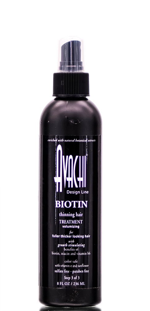 8 oz, Avachi Design Line Biotin Thinning Hair Treatment Step 3 | SleekShop