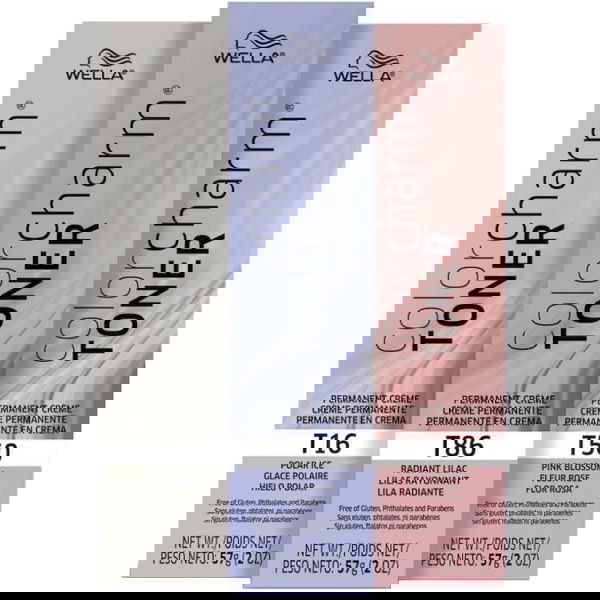 T12 Silver Mist, Wella Color Charm Permanent Creme Toners (2 oz ...