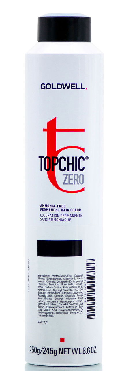 3N Dark Natural Brown, Goldwell Topchic Zero Ammonia-Free Permanent ...
