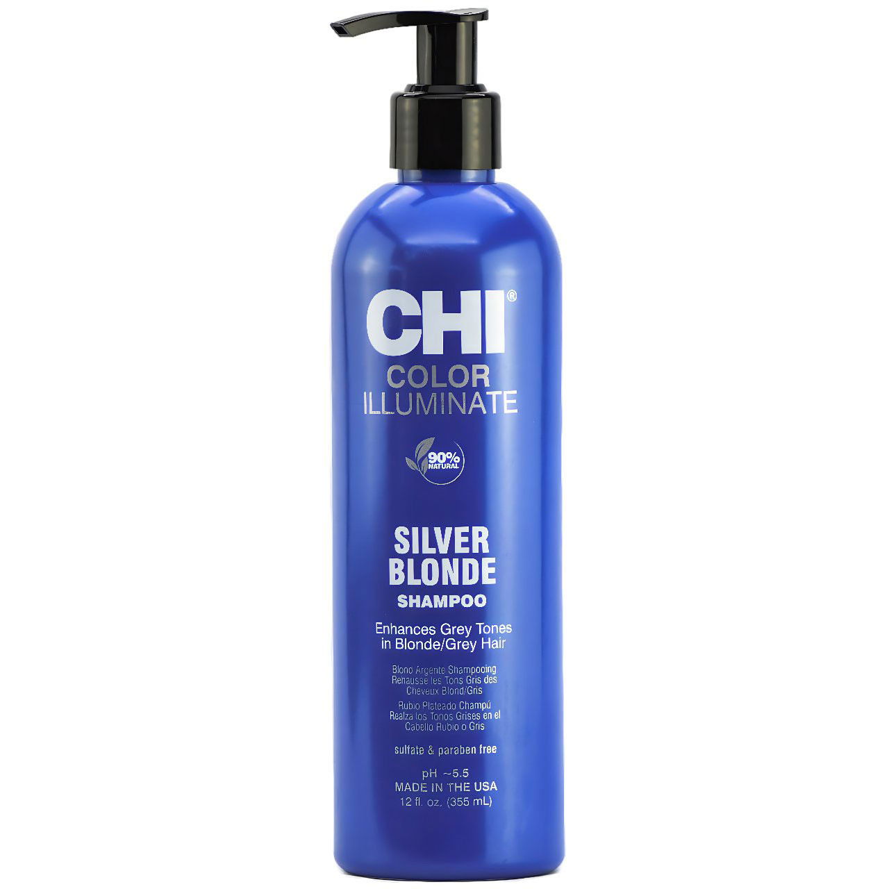 12 oz, CHI Color Illuminate Silver Blonde Shampoo | SleekShop