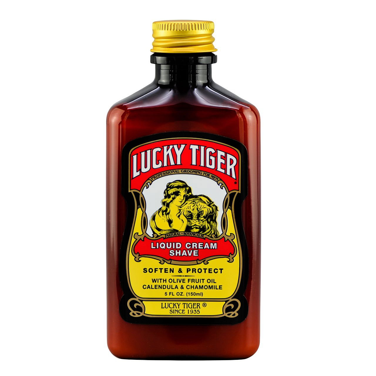 5 oz, Lucky Tiger Liquid Cream Shave | SleekShop