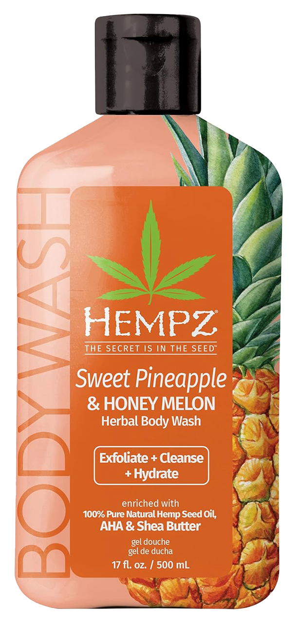 17 oz, Hempz by Supre Sweet Pineapple & Honey Melon Herbal Body Wash ...