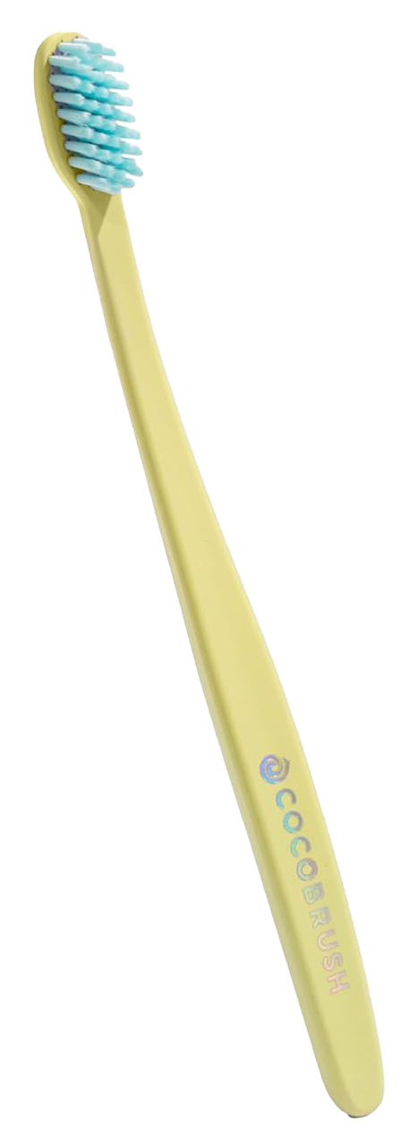 Limoncello Yellow, Cocofloss Cocobrush Toothbrush | SleekShop