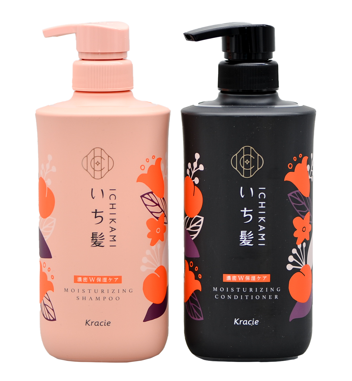 16.2 oz / 16.93 oz, Kracie Ichikami Moisturizing Shampoo & Conditioner Set | SleekShop