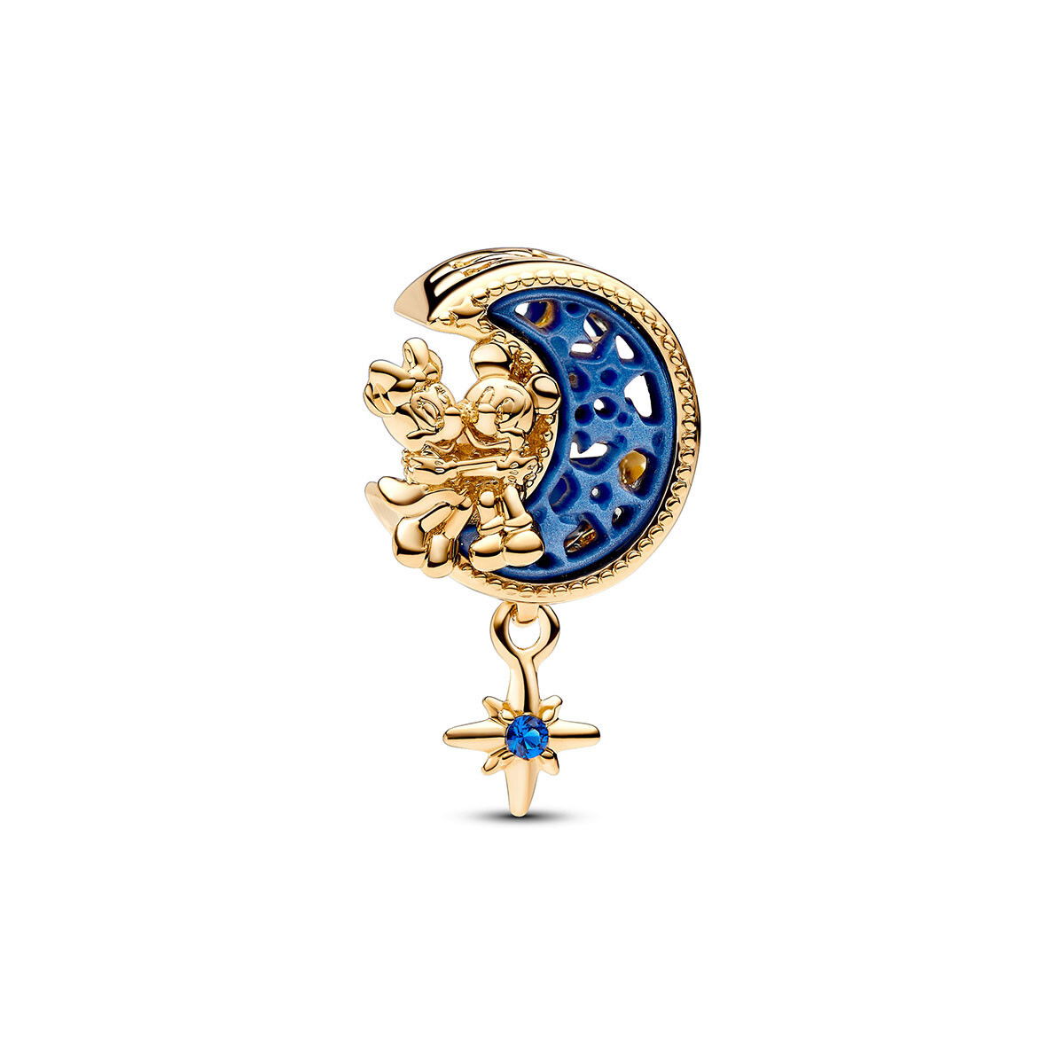 Shop Disney Mickey Mouse & Minnie Mouse Crescent Moon Charm
